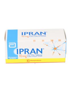 IPRAN ESCITALOPRAM 10 MG 40 COMPRIMIDOS BIOEQUIVALENTE ABBOTT