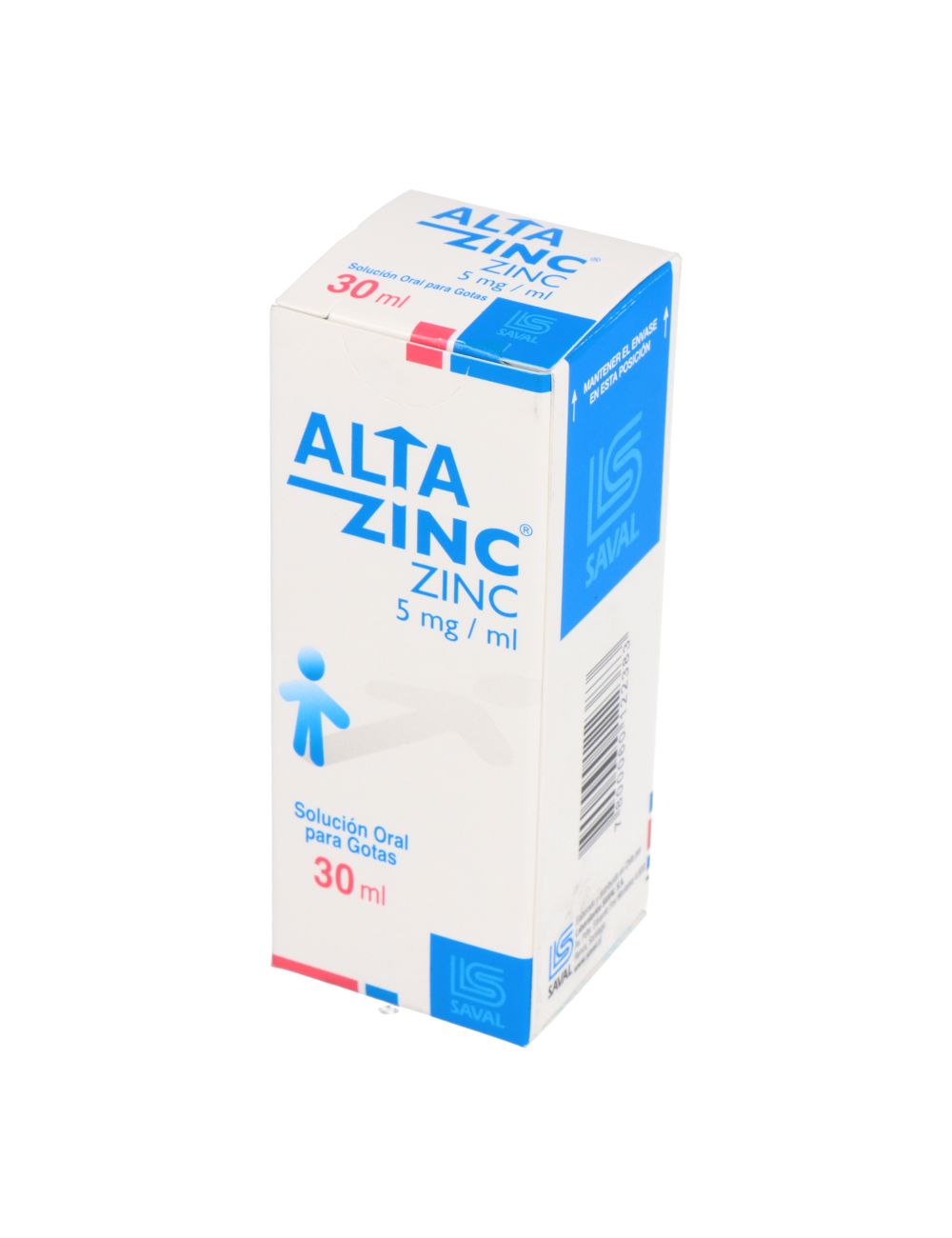 ALTA ZINC ZINC 5MG/ML 30ML SOLUCION ORAL PARA GOTAS LAB. SAVAL