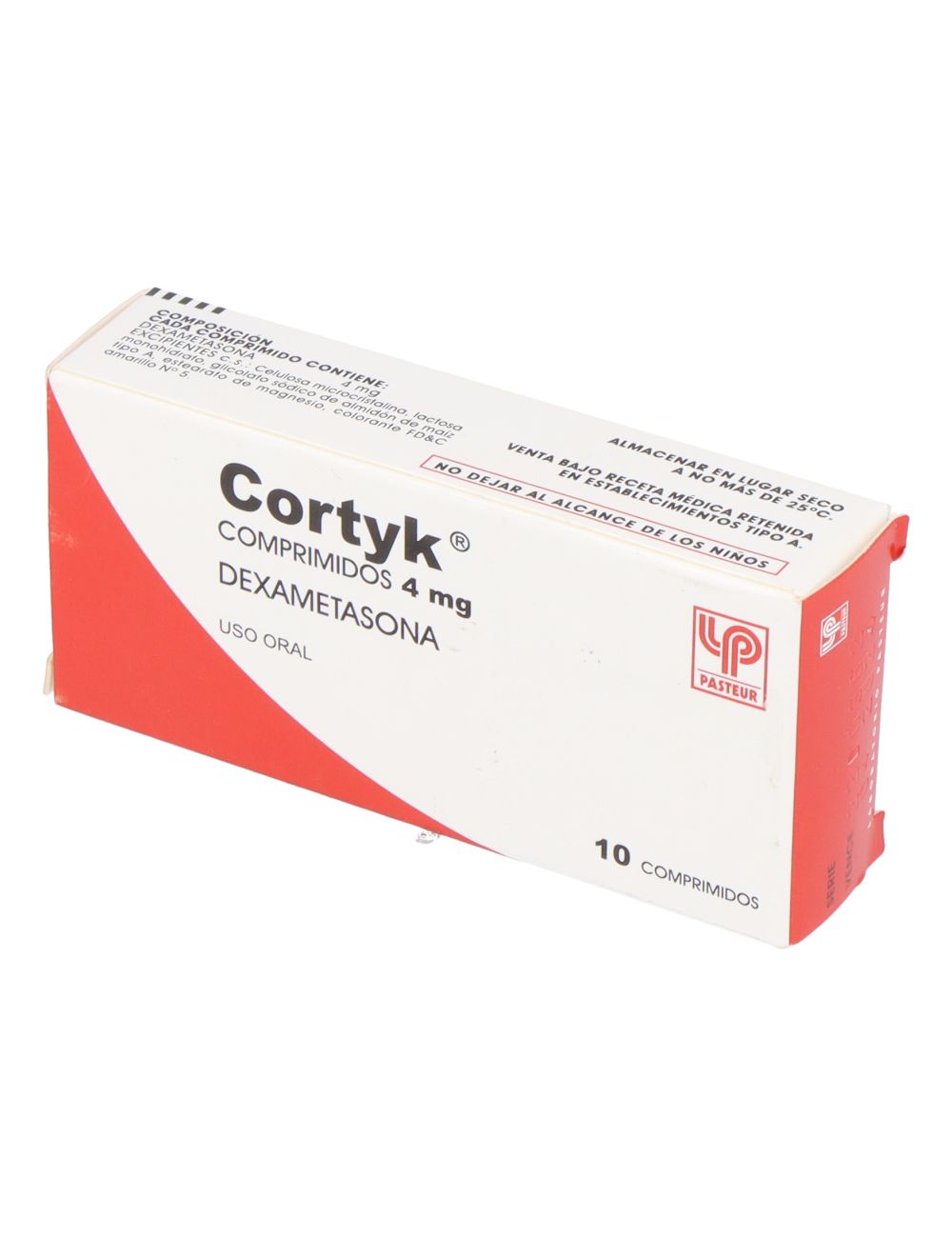 CORTYK DEXAMETASONA 4 MG 10 COMPRIMIDOS LAB.PASTEUR