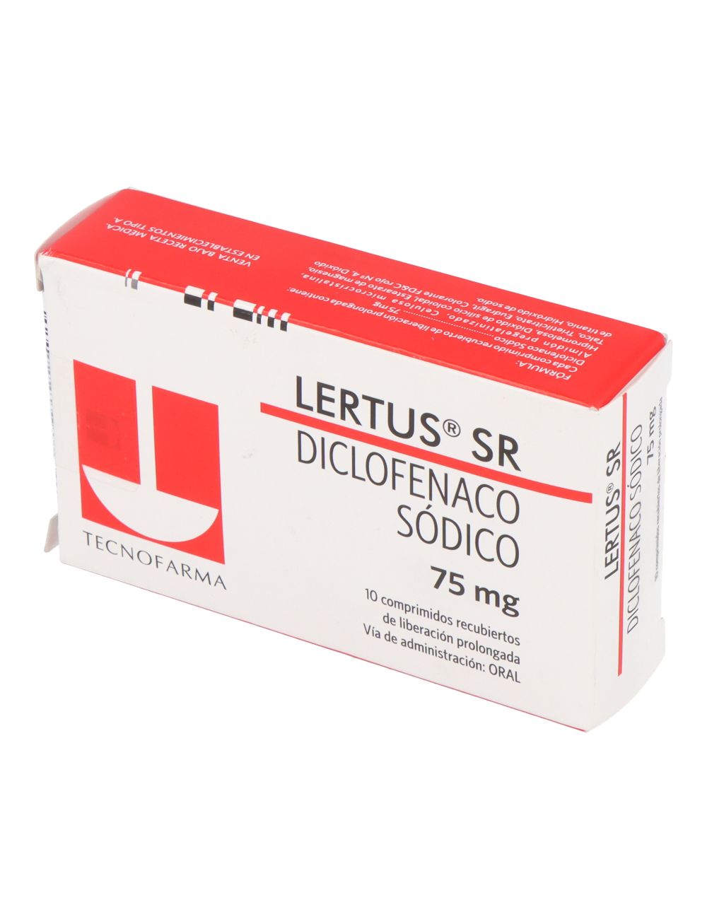 LERTUS SR DICLOFENACO SODICO 75MG.10 COMPRIMIDOS RECUBIERTOS DE ...