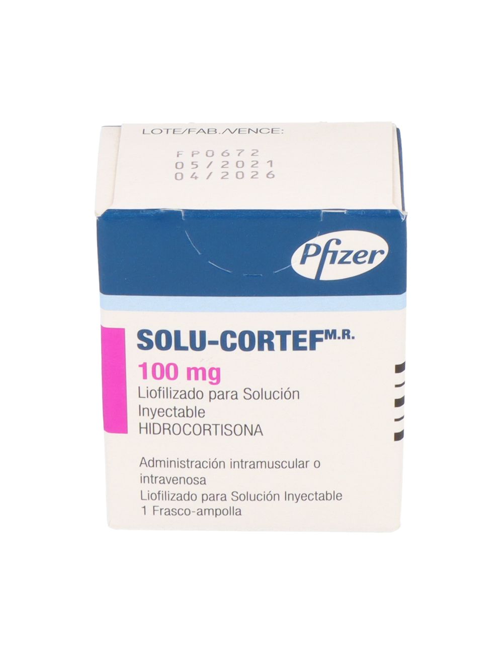 SOLU-CORTEF HIDROCORTISONA SOLUCION INYECTABLE 1 AMPOLLA PFIZER