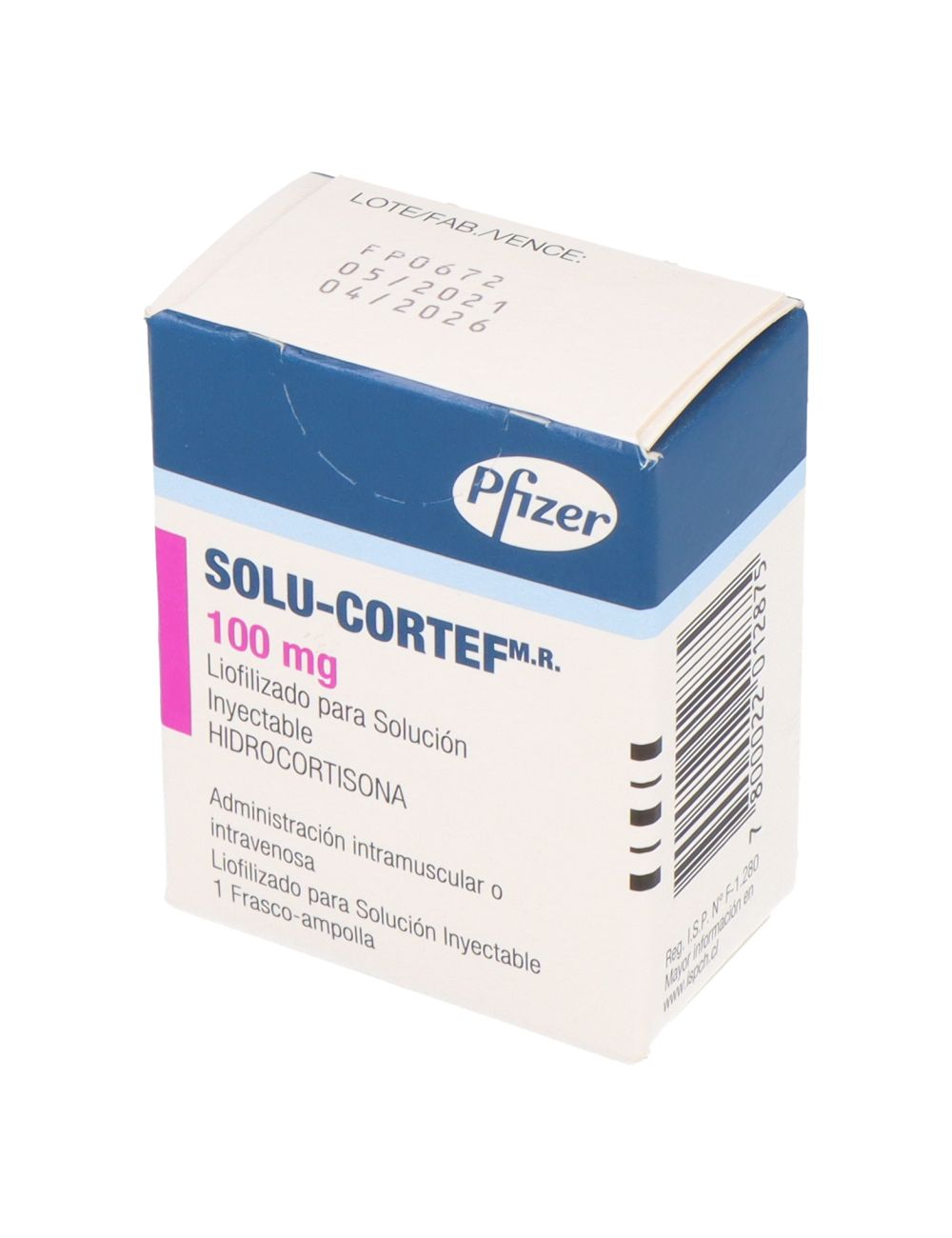 SOLU-CORTEF HIDROCORTISONA SOLUCION INYECTABLE 1 AMPOLLA PFIZER