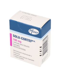 SOLU-CORTEF HIDROCORTISONA SOLUCION INYECTABLE 1 AMPOLLA PFIZER