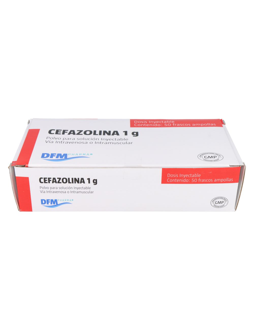 CEFAZOLINA 1G POLVO SOLUCION INYECTABLE 50 AMPOLLAS DFM PHARMA