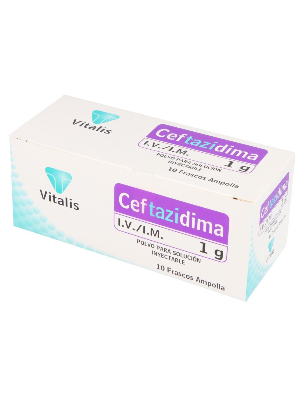CEFTAZIDIMA 1 G POLVO SOLUCION INYECTABLE VITALIS