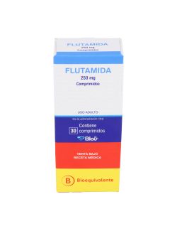 FLUTAMIDA 250 MG 30 COMPRIMIDOS BIOEQUIVALENTE LABORATORIO BLAU CENABAST