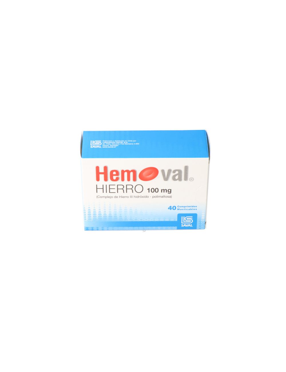 HEMOVAL HIERRO COMPLEJO DE HIERRO III HIDROXIDO POLIMALTOSA 100 MG 40 ...