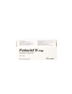 FOLACID 5 MG POR 60 COMPRIMIDOS CENABAST