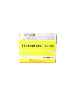 LANSOPRAZOL 30 MG 30 CAPSULAS BIOEQUIVALENTE LABORATORIO OPKO CENABAST