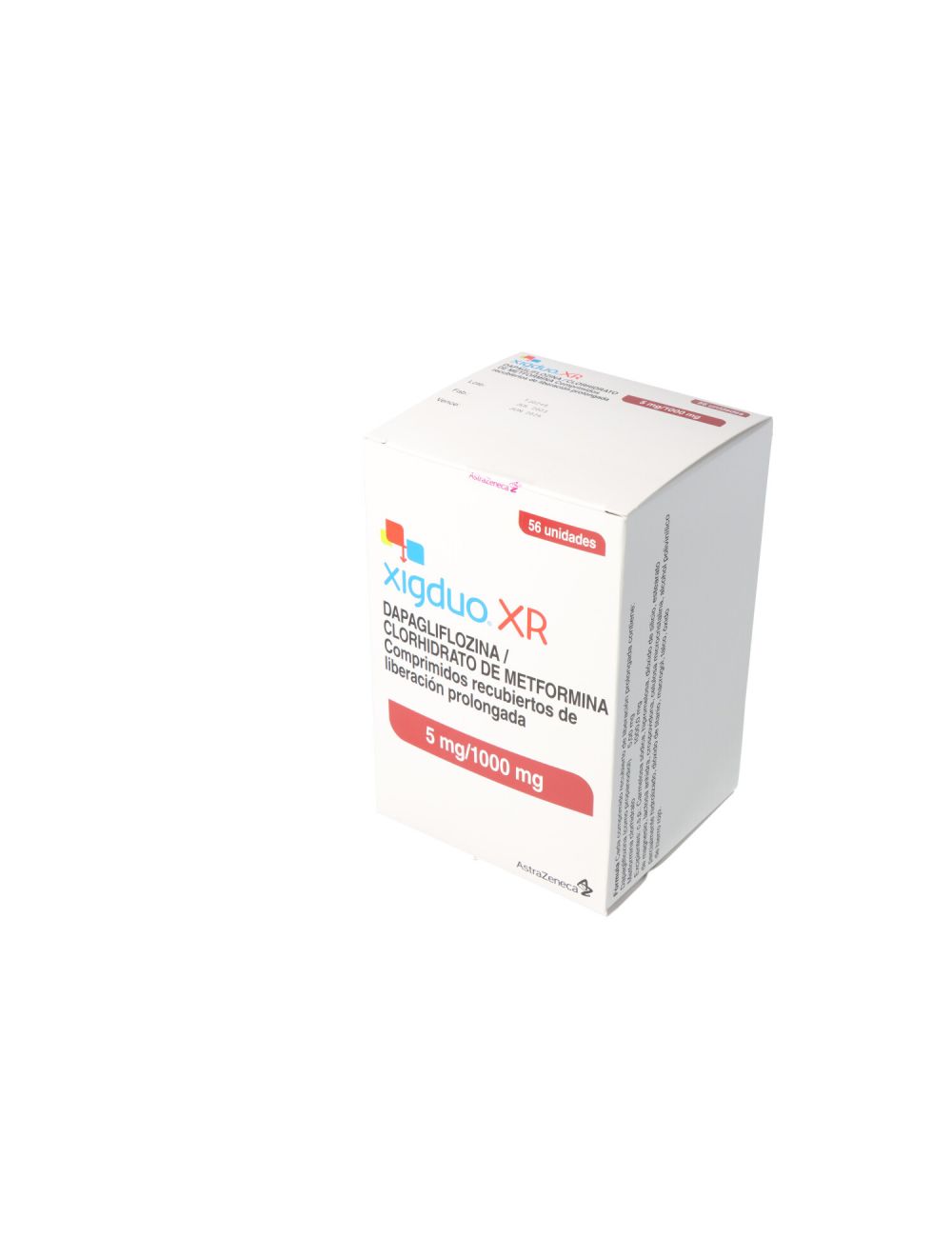 XIGDUO XR 5 / 1000 MG DAPAGLIFOZINA 5MG/METFORMINA 1000MG. 56 ...