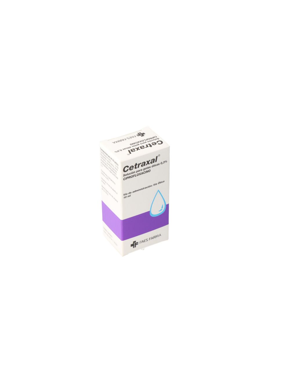 CETRAXAL CIPROFLOXACINO 0.3 % GOTAS OTICAS 10 ML CENABAST