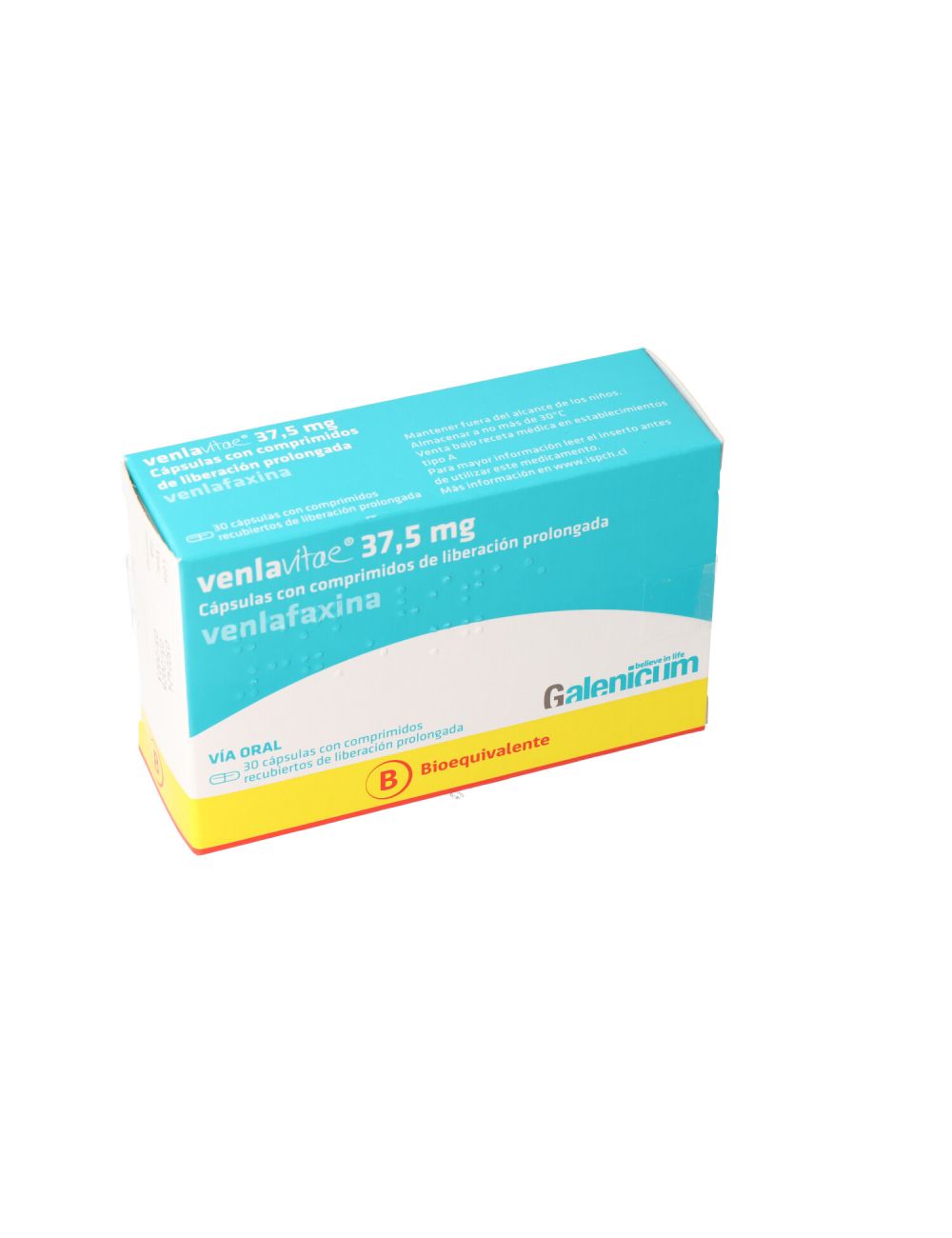 VENLAVITAE XR VENLAFAXINA 37.5 MG POR 30 COMPRIMIDOS BIOEQUIVALENTE ...