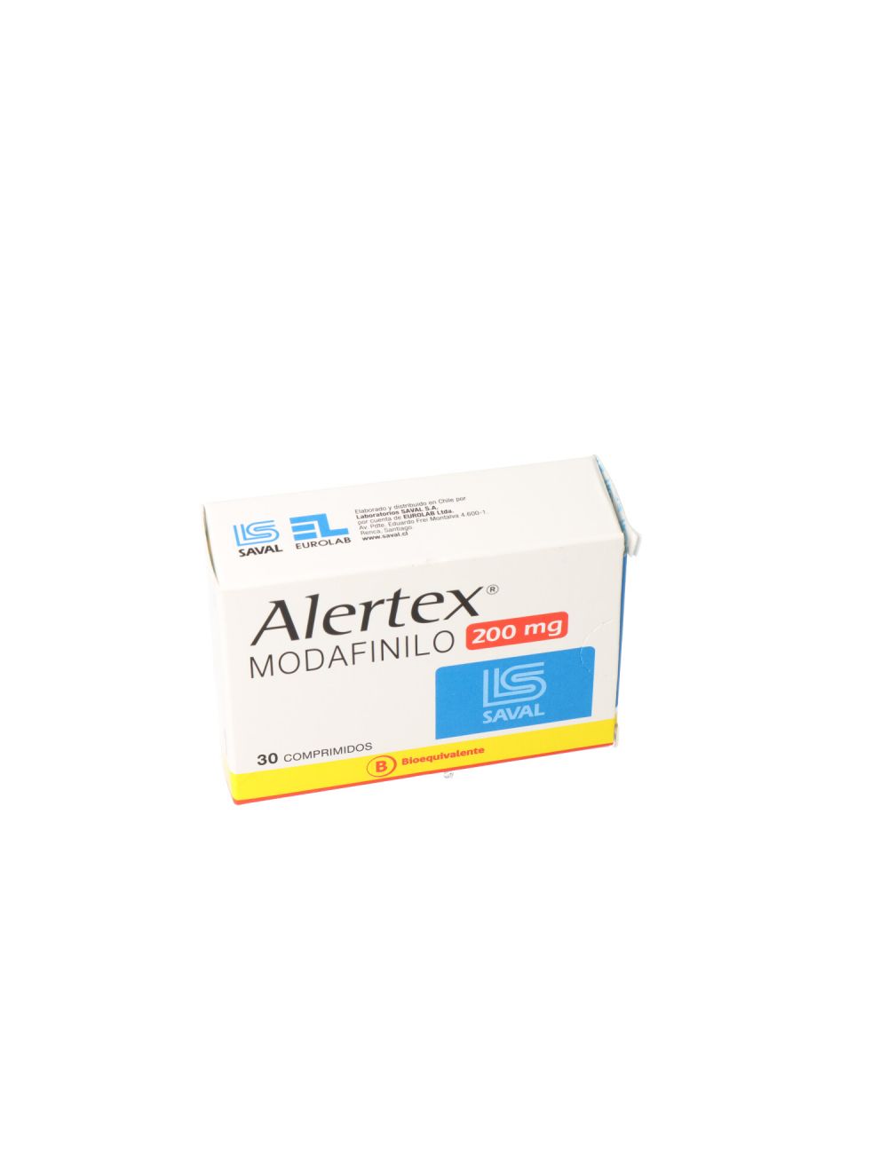 ALERTEX MODAFINILO 100 MG 30 COMPRIMIDOS BIOEQUIVALENE SAVAL CENABAST