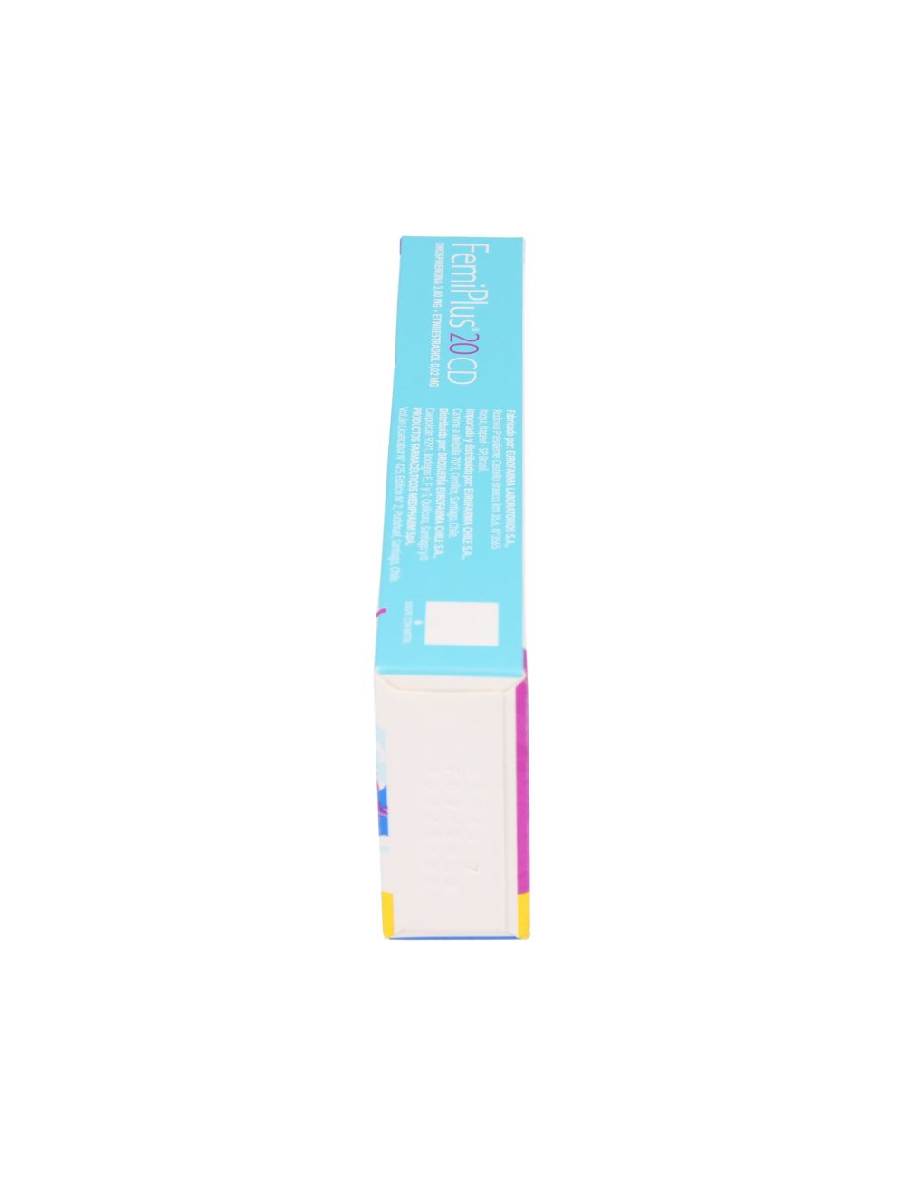 FEMIPLUS 20 CD DROSPIRENONA ETINILESTRADIOL 28 COMPRIMIDOS ...