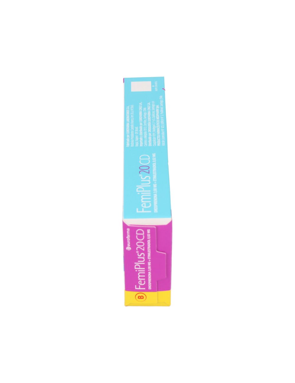 FEMIPLUS 20 CD DROSPIRENONA ETINILESTRADIOL 28 COMPRIMIDOS ...