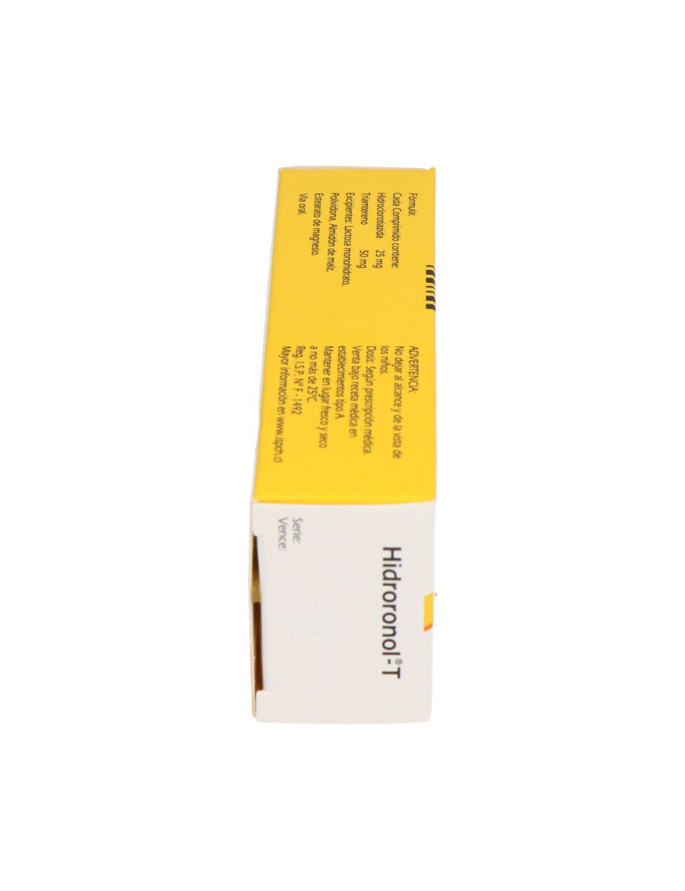 HIDRORONOL-T HIDROCLOROTIAZIDA /TRIAMTERENO 60 COMPRIMIDOS LABOMED