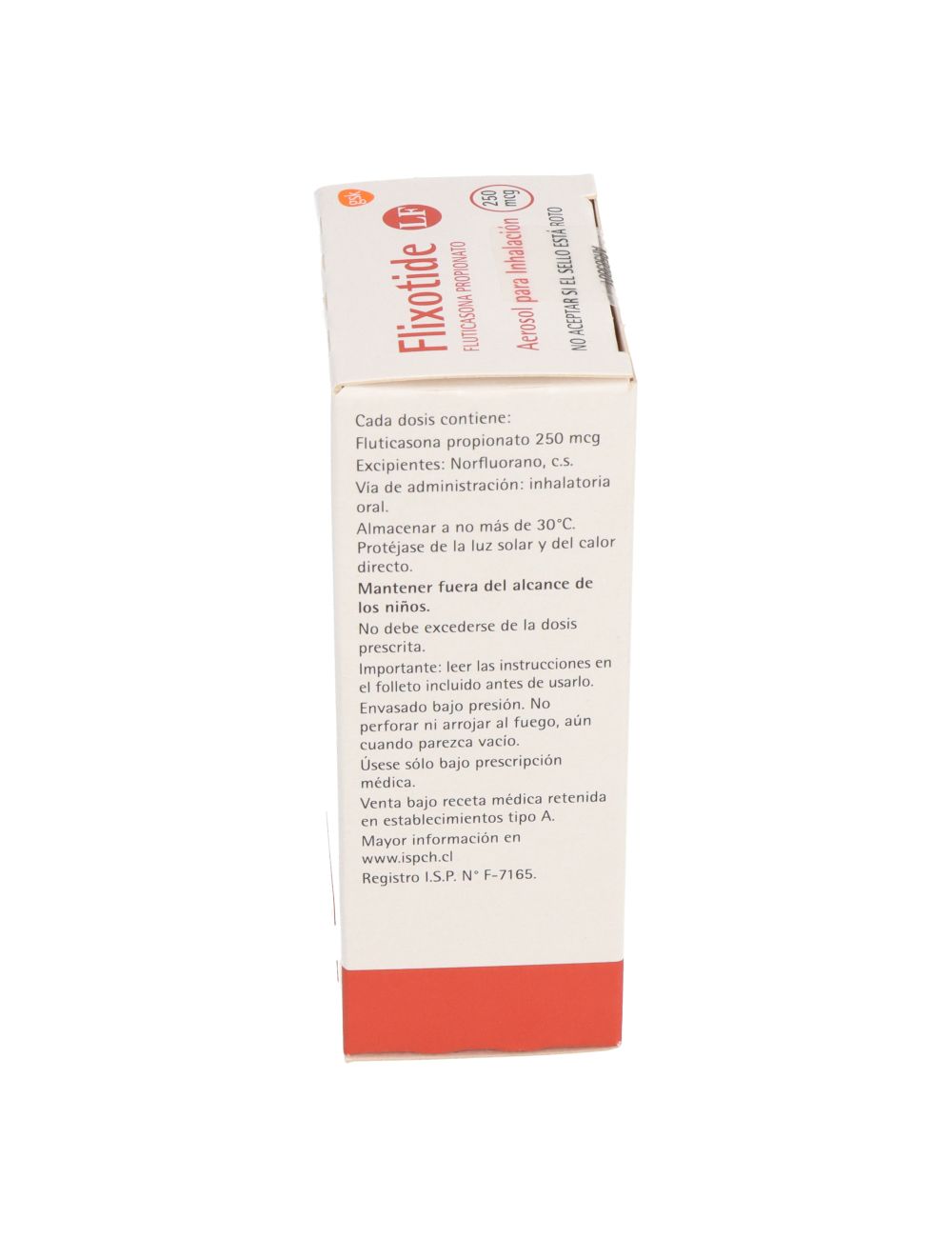FLIXOTIDE LF FLUTICASONA 250 MCG INHALADOR 120 DOSIS LABORATORIO GSK ...
