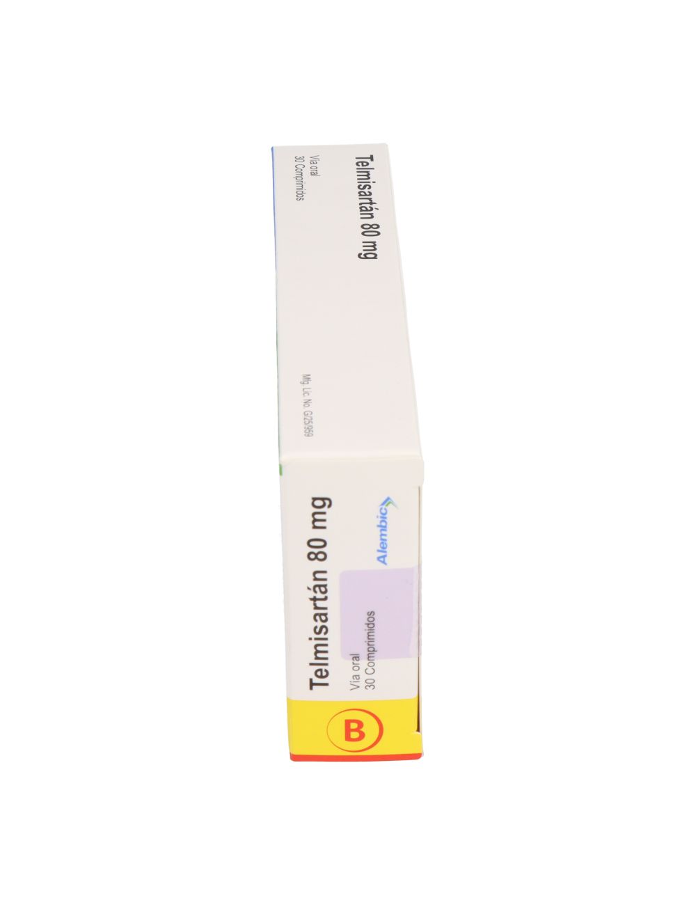 TELMISARTAN 80 MG CAJ 30 CM CENABAST