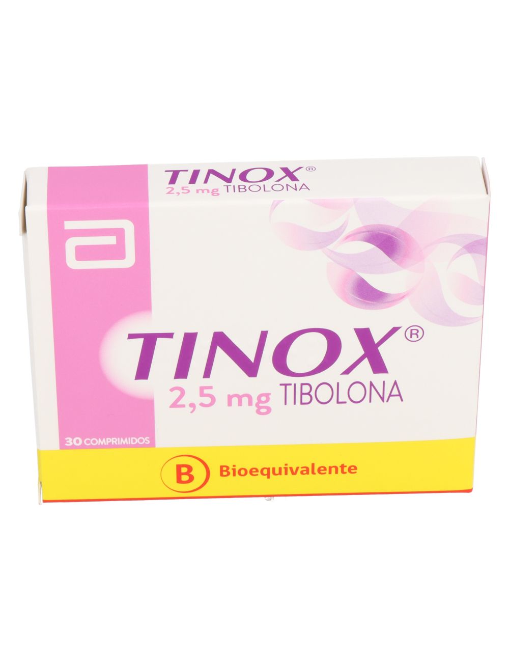 TINOX TIBOLONA 2.5MG. 30 COMPRIMIDOS BIOEQUIVALENTE LAB. RECALCINE
