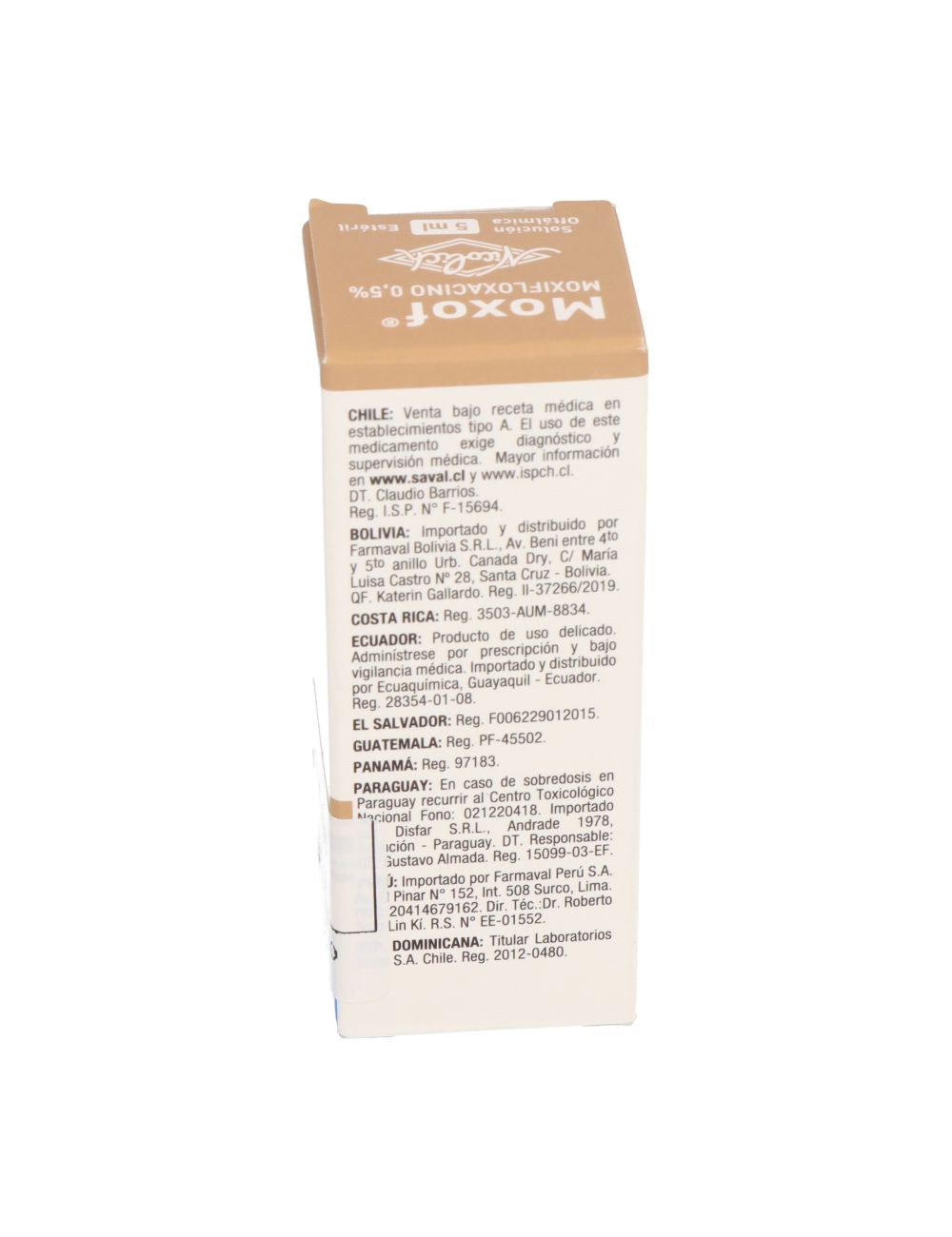 MOXOF SOL.OFT.0.5%.5ML. SAVAL