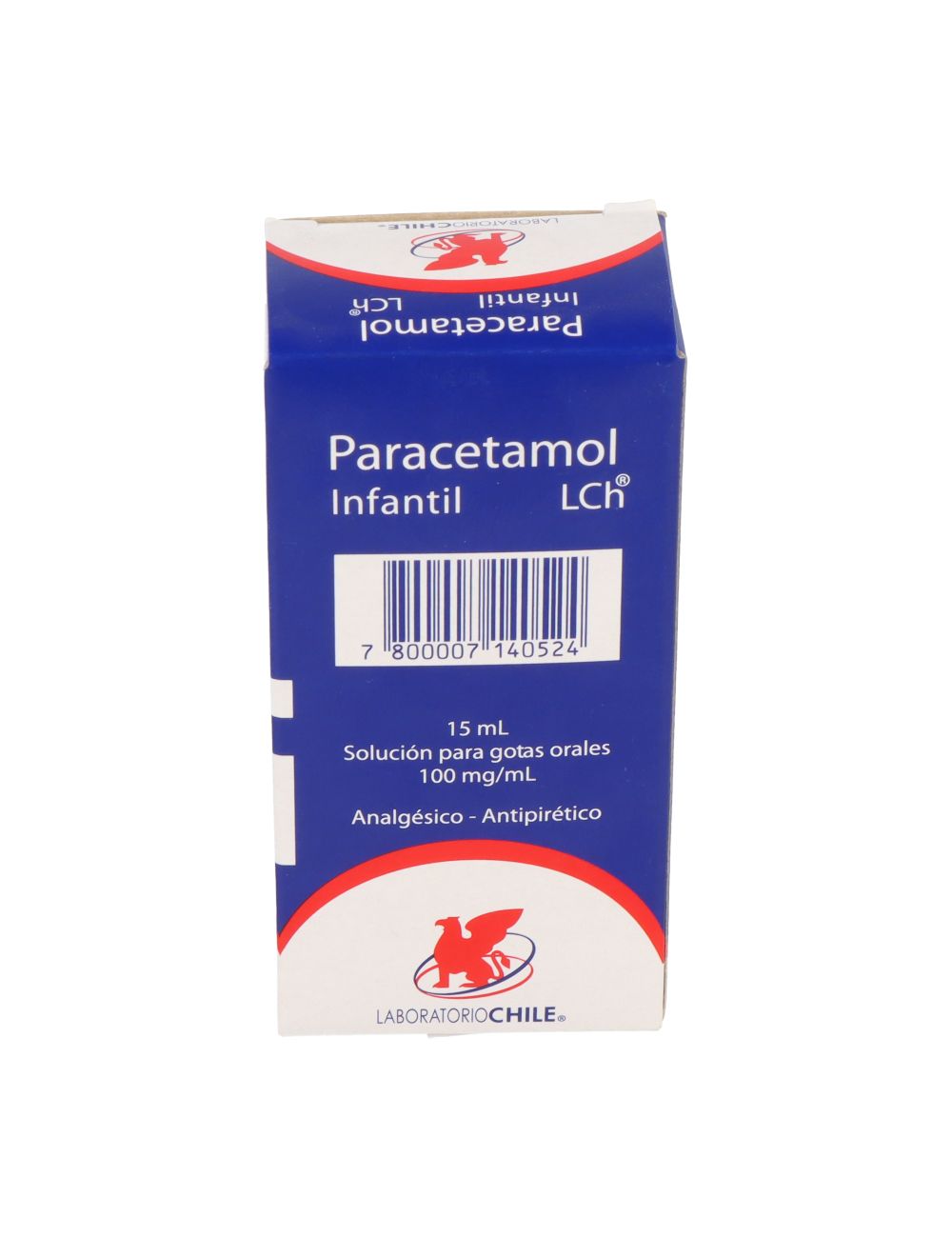 PARACETAMOL INFANTIL 100MG/ML X 15 ML ORAL GOTAS LABORATORIO CHILE CENABAST
