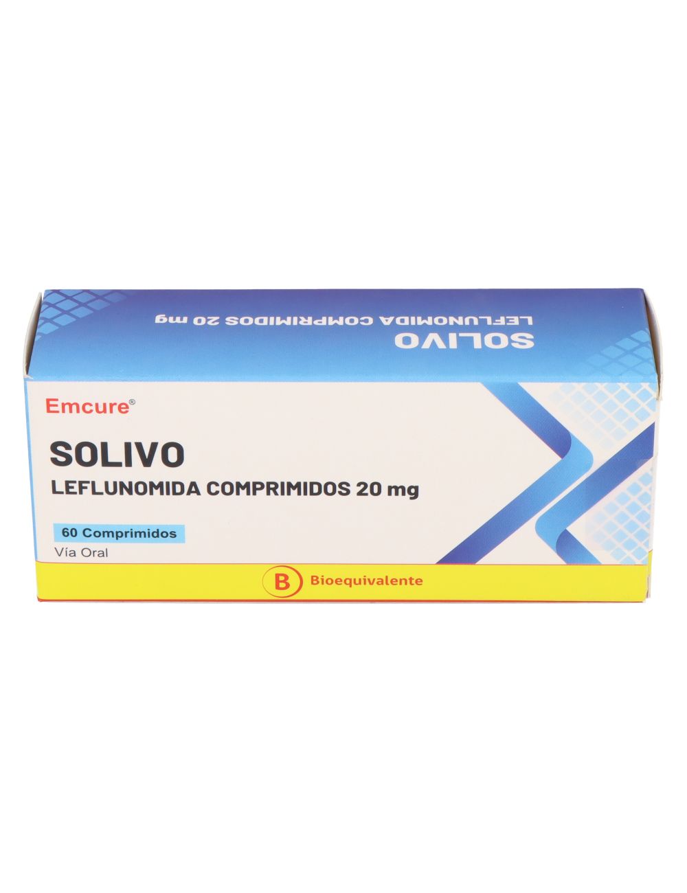 SOLIVO LEFLUNOMIDA 20 MG 60 COMPRIMIDOS BIOEQUIVALENTE LABORATORIO ...