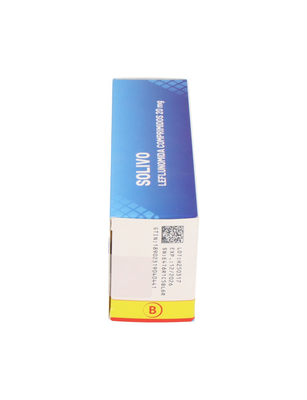 SOLIVO LEFLUNOMIDA 20 MG 60 COMPRIMIDOS BIOEQUIVALENTE LABORATORIO ...