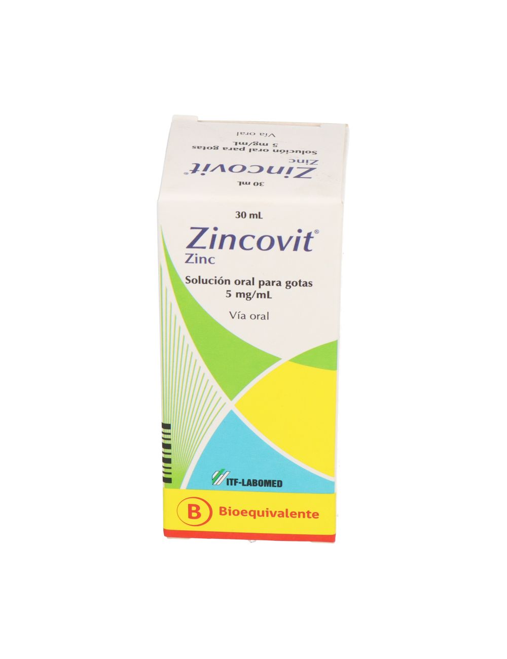 ZINC ZINCOVIT 5MG/ML 30 ML SOLUCION ORAL PARA GOTAS BIOEQUIVALENTE ITF ...