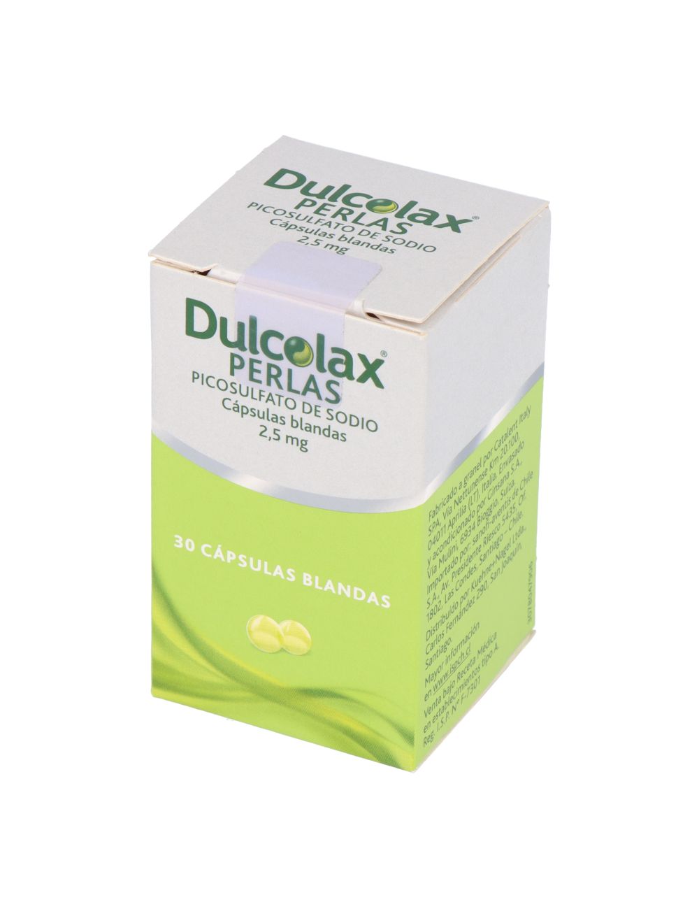 Precio Dulcolax Perlas 2.5 mg 30 Capsulas | Farmalisto CL