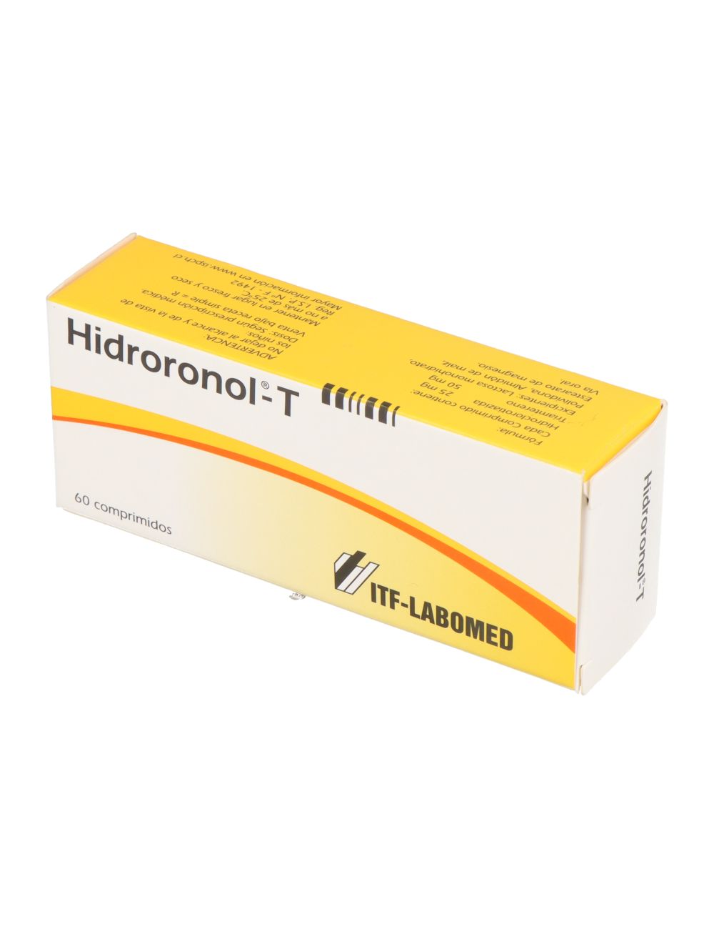 HIDRORONOL-T HIDROCLOROTIAZIDA TRIAMTERENO 60 COMPRIMIDOS LABORATORIO ...