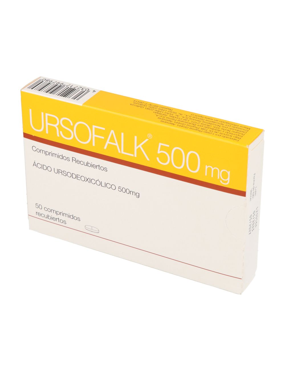 URSOFALK ACIDO URSODEOXICOLICO 500MG 50 COMPRIMIDOS RECUBIERTOS ...