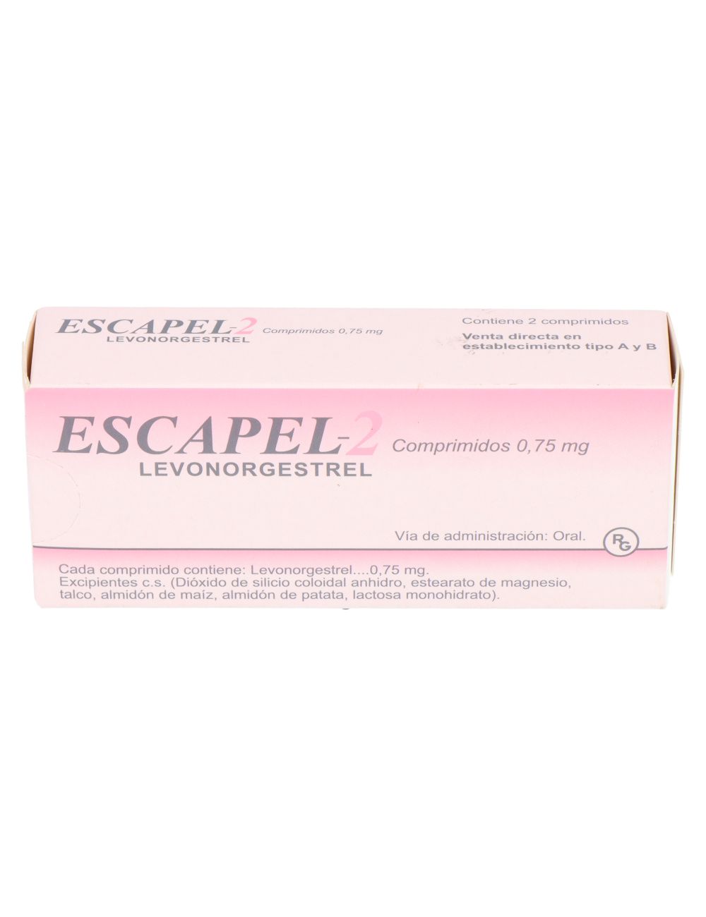 Precio Escapel-2 0.75 mg 2 Comprimidos | Farmalisto CL