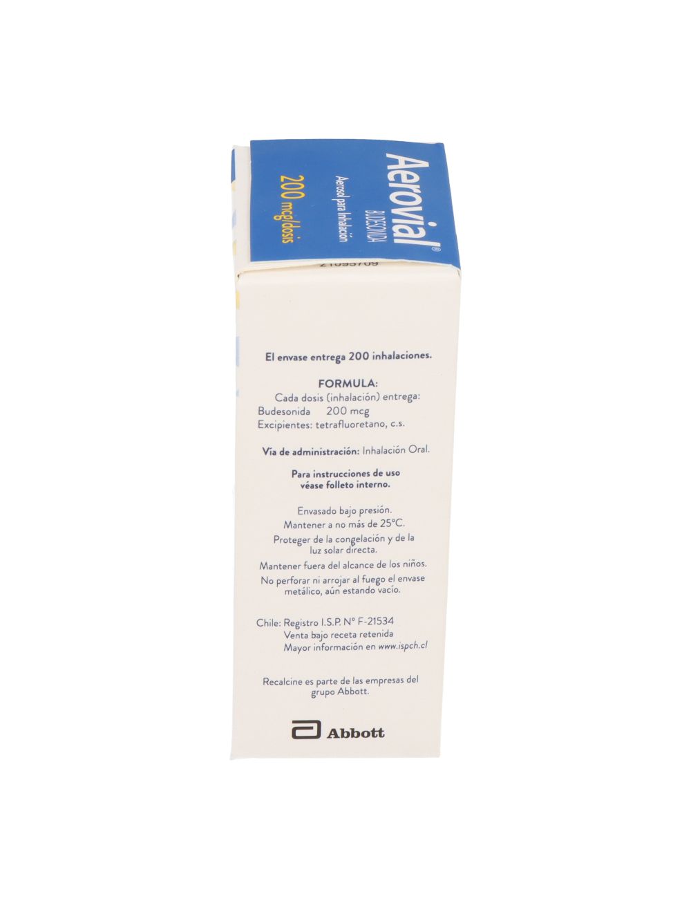 AEROVIAL BUDESONIDA AEROSOL PARA INHALACION 200MCG/DOSIS 200 DOSIS ...