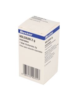 HOLOXAN IFOSFAMIDA 2G 1 POLVO PARA SOLUCION INYECTABLE LABORATORIO ...
