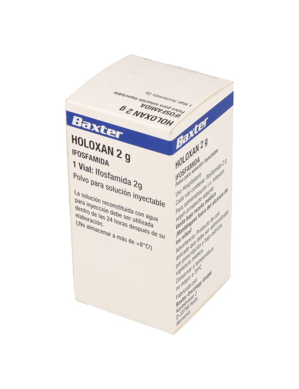 HOLOXAN IFOSFAMIDA 2G 1 POLVO PARA SOLUCION INYECTABLE LABORATORIO ...