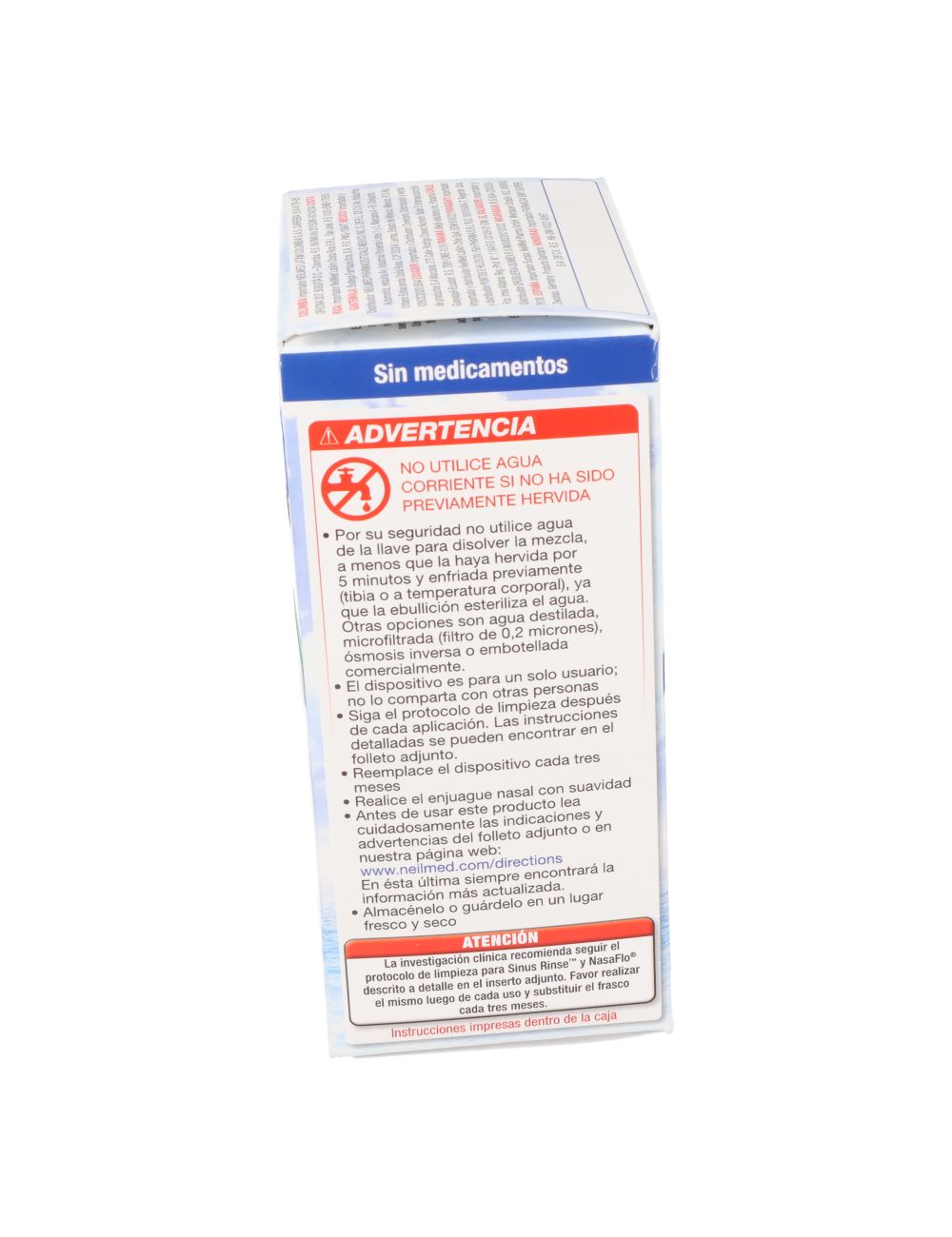 SINUS RINSE KIT POLVO PARA SOLUCION SALINA NASAL 10 SOBRES PREMEZCLADOS ...