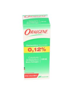 CLORHEXIDINA GLUCONATO 0.12 % ORALGENE 120 ML MAVER