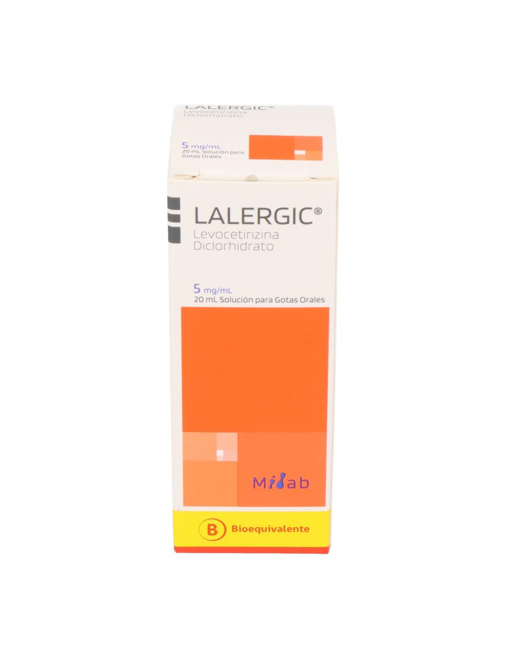 LALERGIC LEVOCETIRIZINA DICLORHIDRATO 5MG/ML 20 ML SOLUCION PARA GOTAS ...