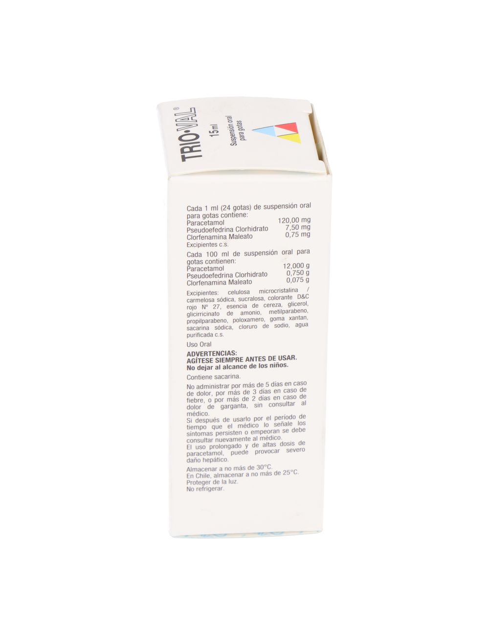 Precio Trio-Val 15 mL Suspensión Oral Gotas | Farmalisto CL