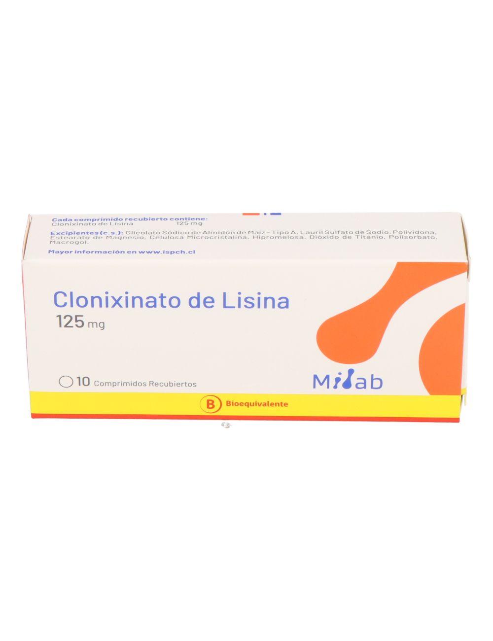CLONIXINATO DE LISINA 125 MG 10 COMPRIMIDOS RECUBIERTOS BIOEQUIVALENTE ...