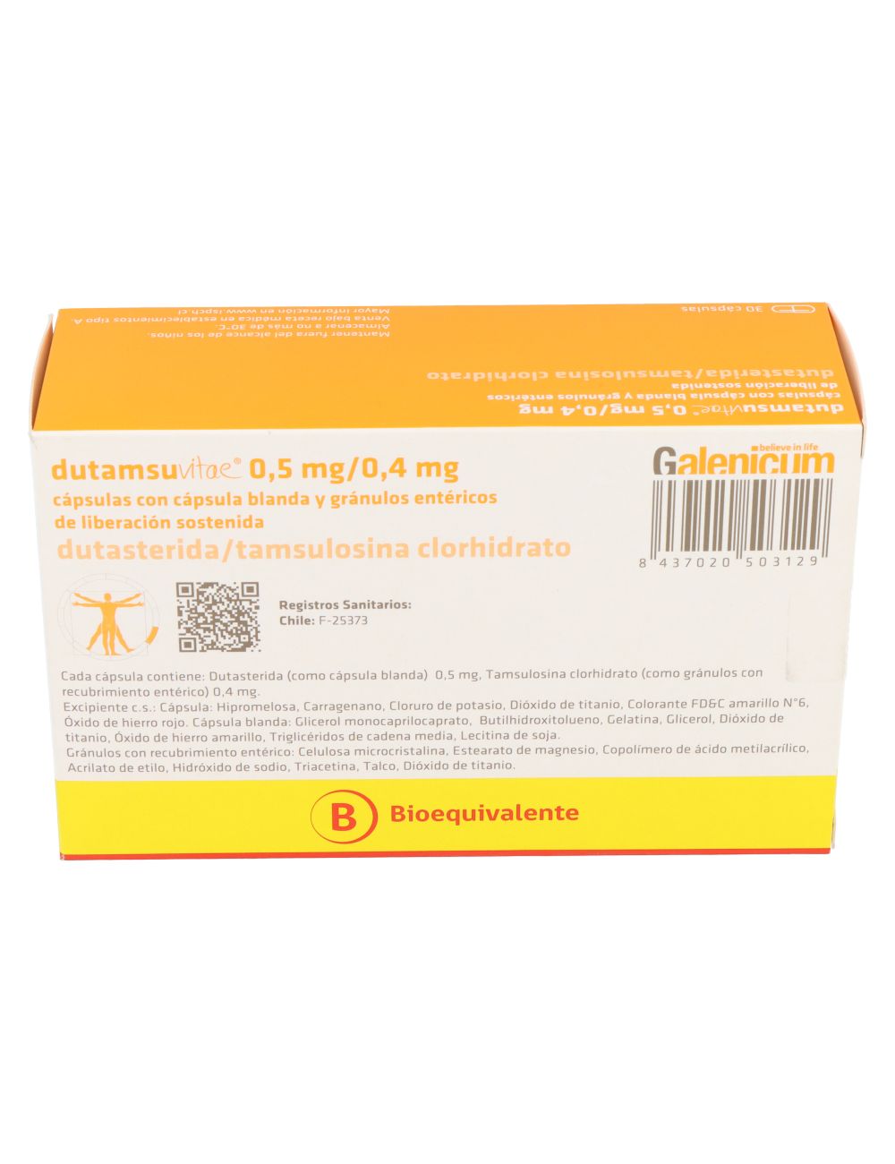 DUTAMSUVITAE DUTASTERIDA/TAMSULOSINA 30 CAPSULAS BIOEQUIVALENTE ...