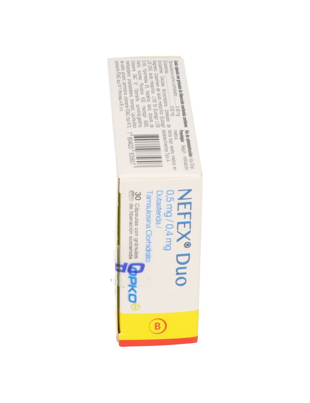 NEFEX DUO DUTASTERIDA/TAMSULOSINA 0.5 MG / 0.4 MG POR 30 CAPSULAS ...