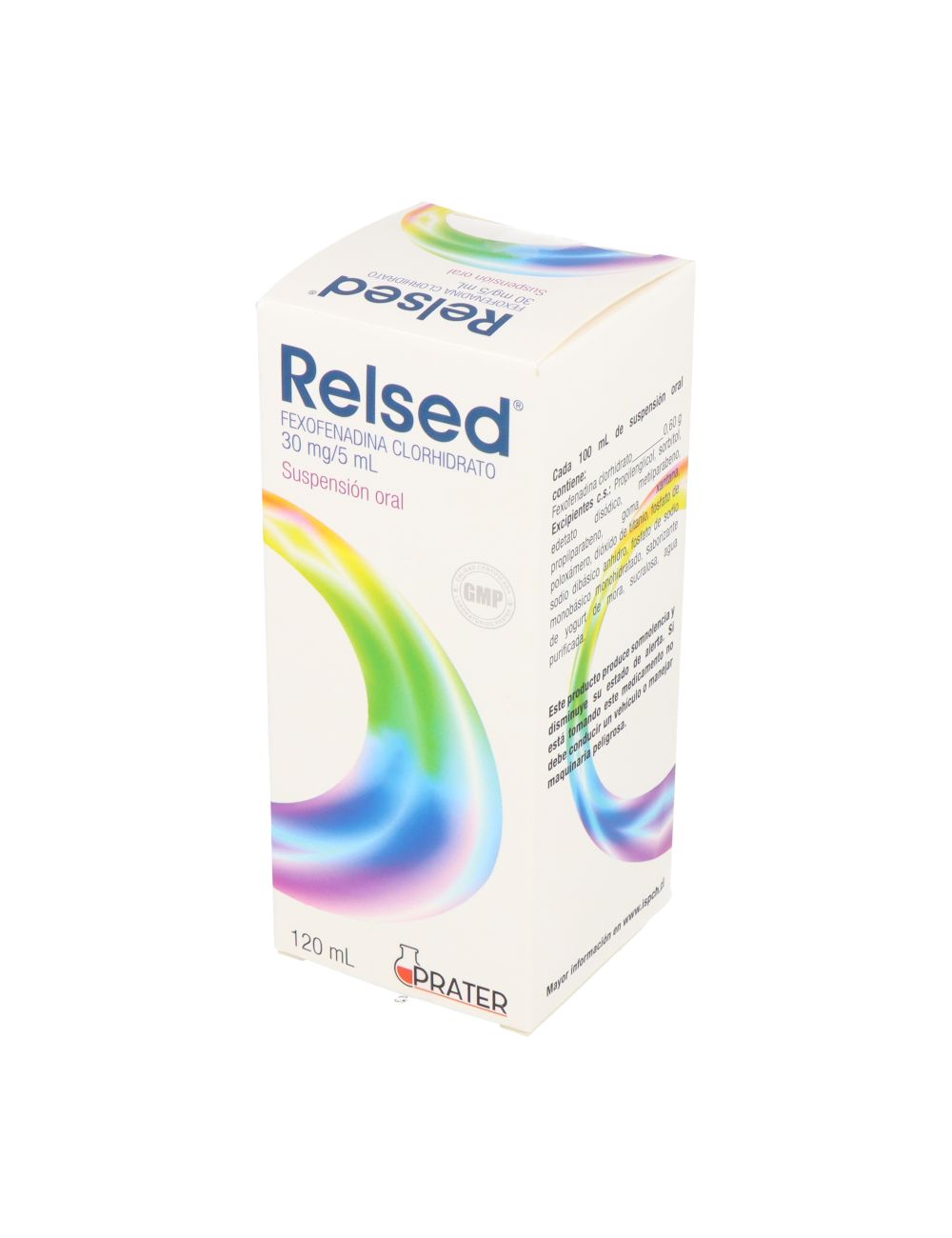 RELSED FEXOFENADINA 30MG/5ML SUSPENCION ORAL 120 MLLABORATORIO PRATER