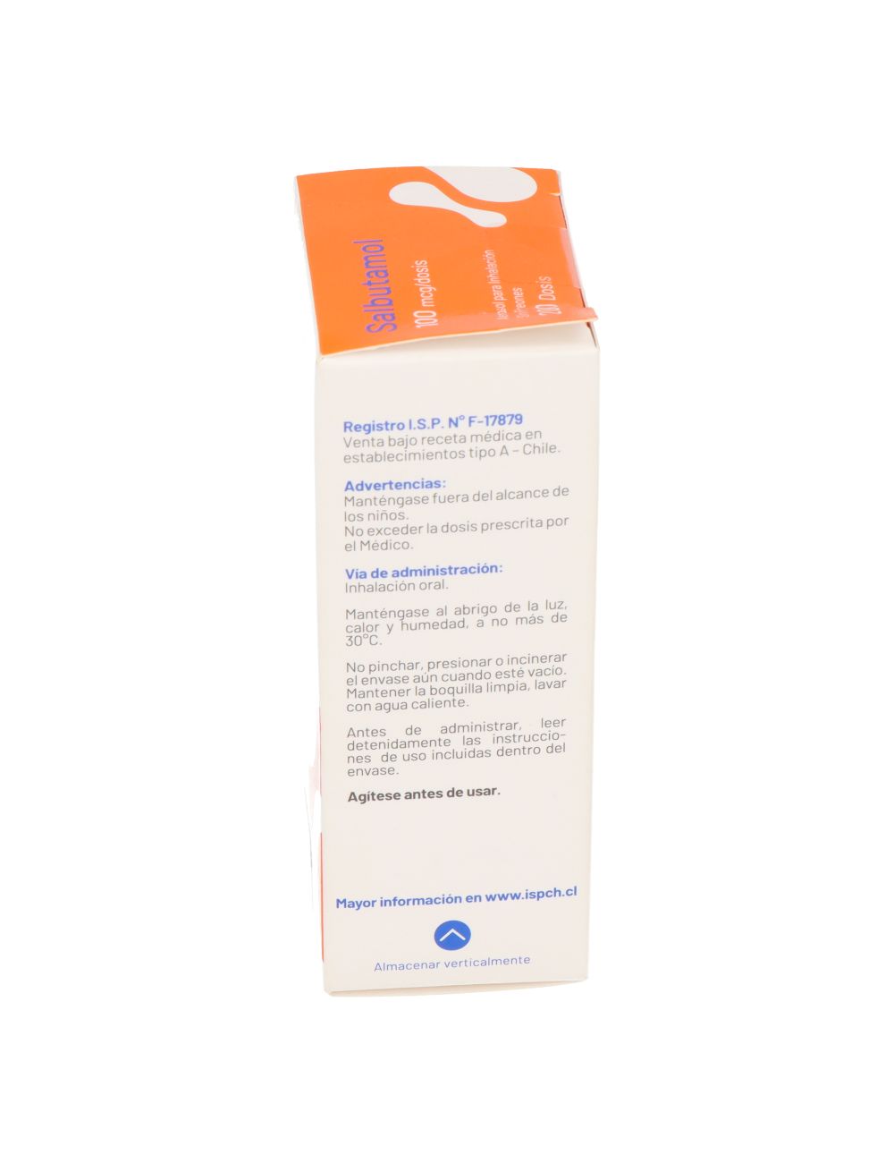 SALBUTAMOL 100 MCG/DOSIS INHALADOR 200 DOSIS LABORATORIO MINTLAB