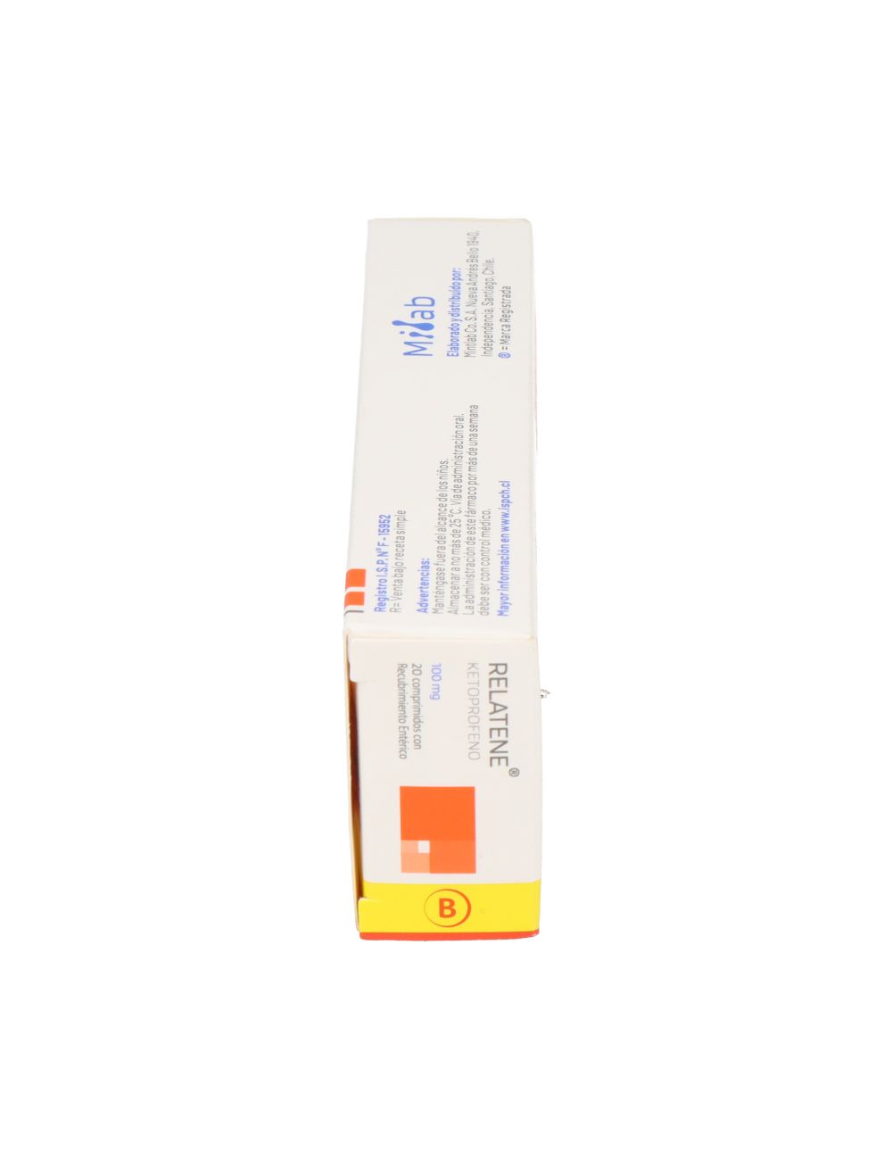 RELATENE KETOPROFENO 100 MG 20 COMPRIMIDOS BIOEQUIVALENTE LABORATORIO ...