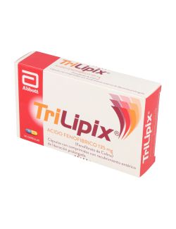 TRILIPIX ACIDO FENOFIBRICO 135 MG FENOFIBRATO DE COLINA 30 CAPSULAS ...