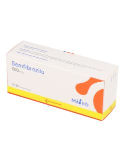 GEMFIBROZILO 300 MG 30 COMPRIMIDOS BIOEQUIVALENTE LABORATORIO MINTLAB
